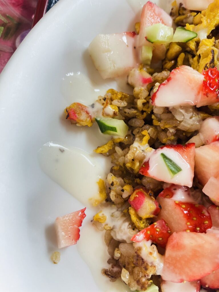 真岡市の名物中華料理店・文珍楼の期間限定【いちご飯】